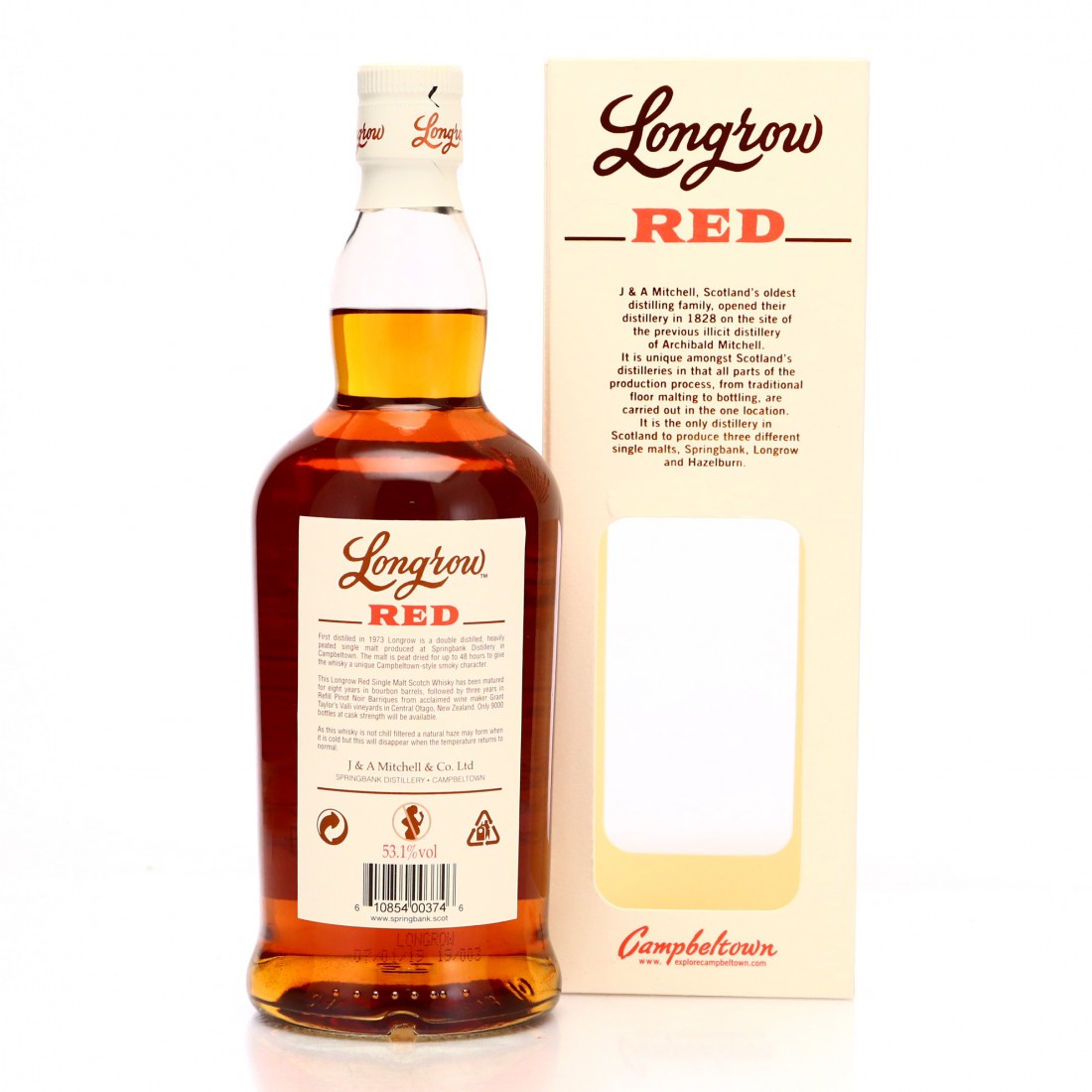 Longrow Red 11 Year Old Pinot Noir | Whisky Auctioneer