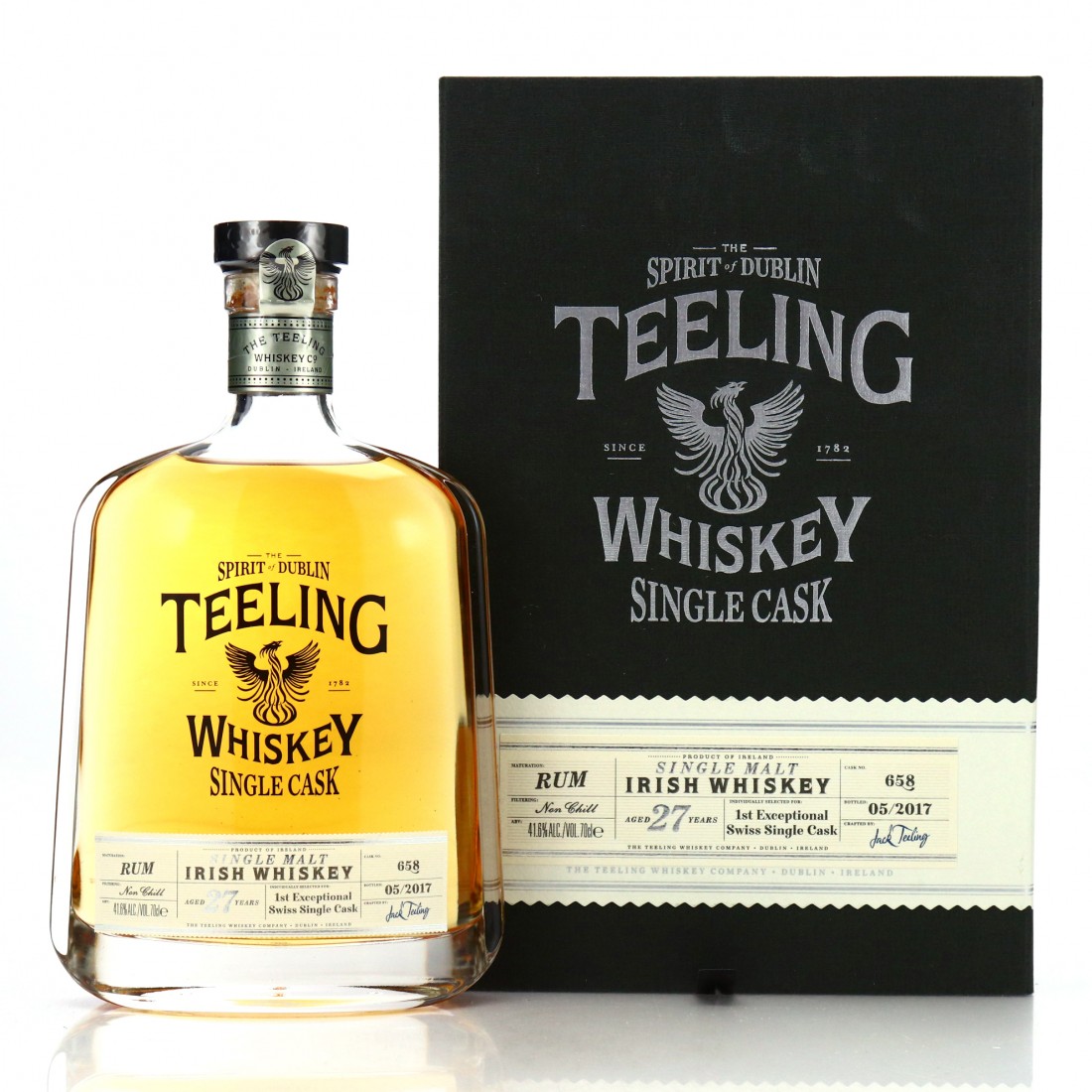 Teeling Whiskey 27 Year Old Single Rum Cask / 1st Exceptional Swiss ...