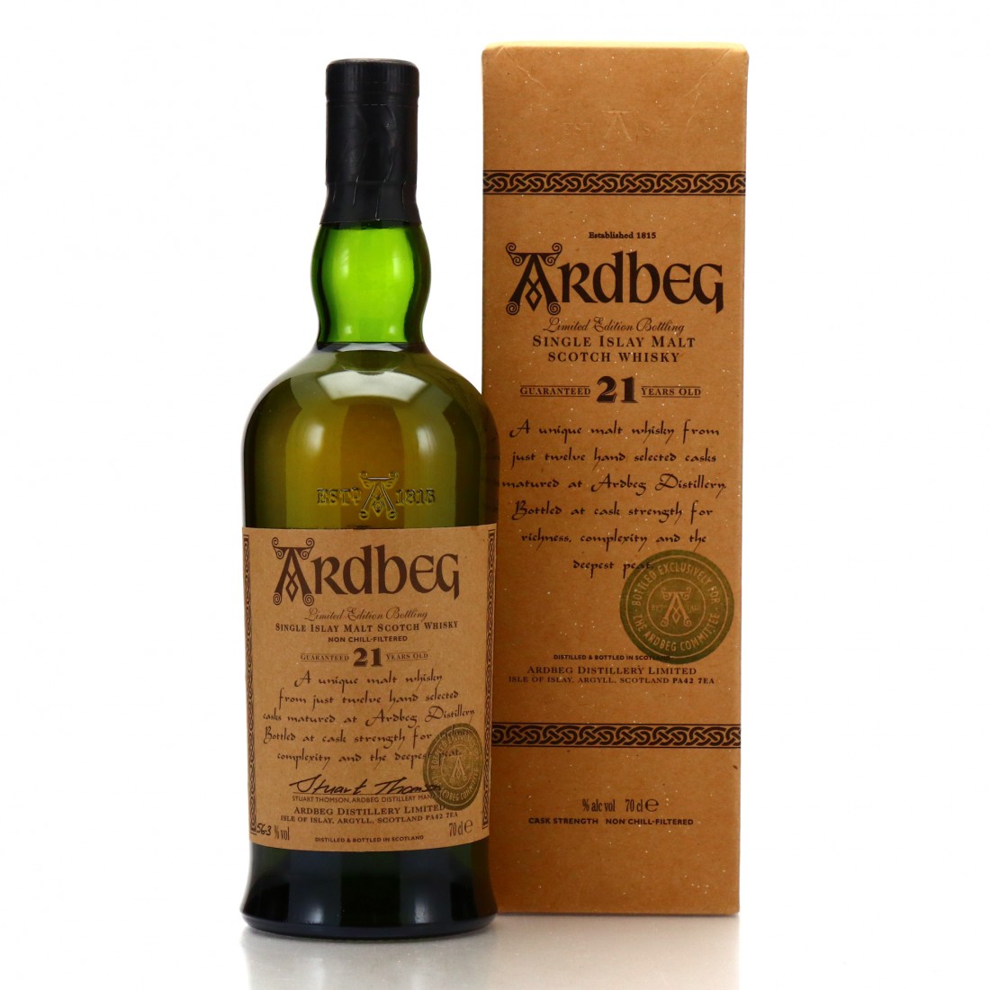 Ardbeg 21 Year Old Committee Release 2001 | Whisky Auctioneer