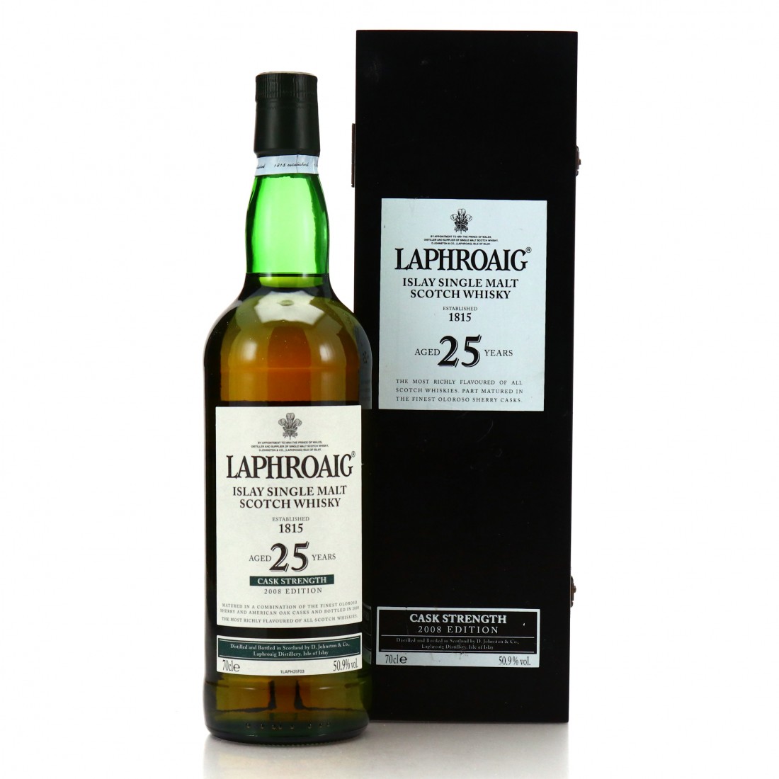 Laphroaig 25 Year Old Cask Strength 2008 Edition | Whisky Auctioneer
