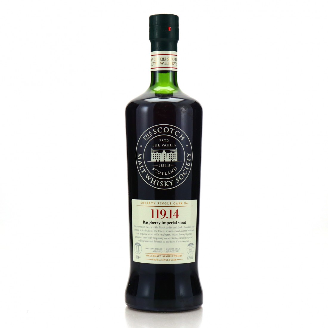 Yamazaki 2003 SMWS 11 Year Old 119.14 | Whisky Auctioneer