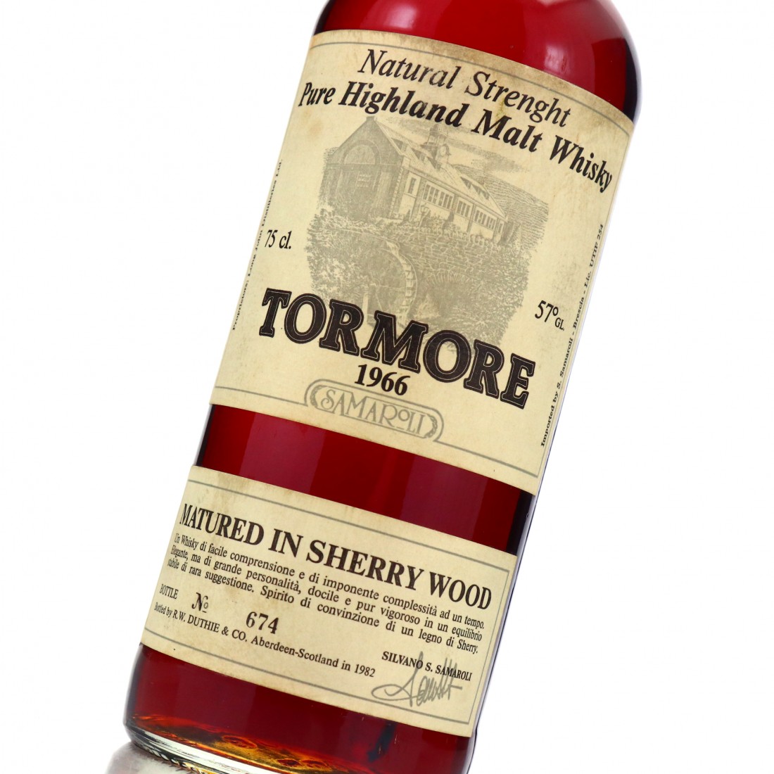 Tormore 1966 Samaroli Sherry Wood / Silver Cap | Whisky Auctioneer