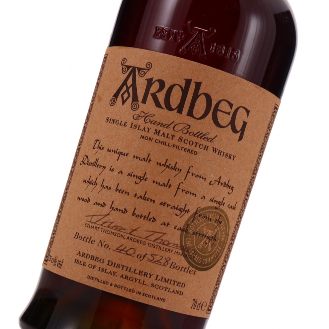 Ardbeg 1976 Single Sherry Cask #2392 / Committee Release | Whisky ...