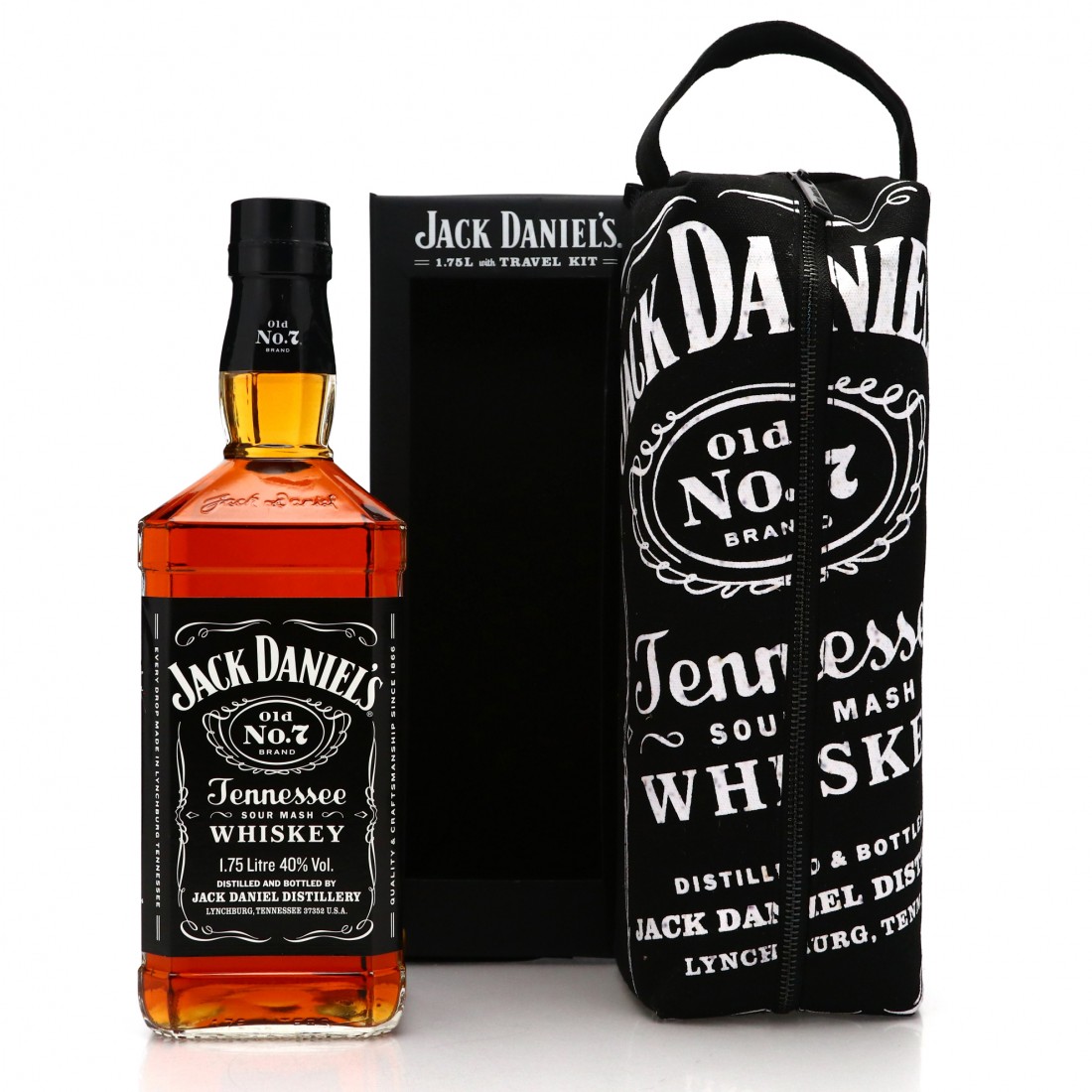 Jack Daniel's Old No.7 Brand 80 Proof 1.75 Litre / Travel Kit | Whisky ...