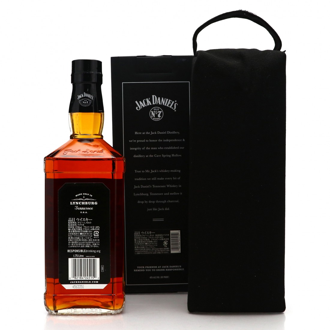 Jack Daniel's Old No.7 Brand 80 Proof 1.75 Litre / Travel Kit | Whisky ...