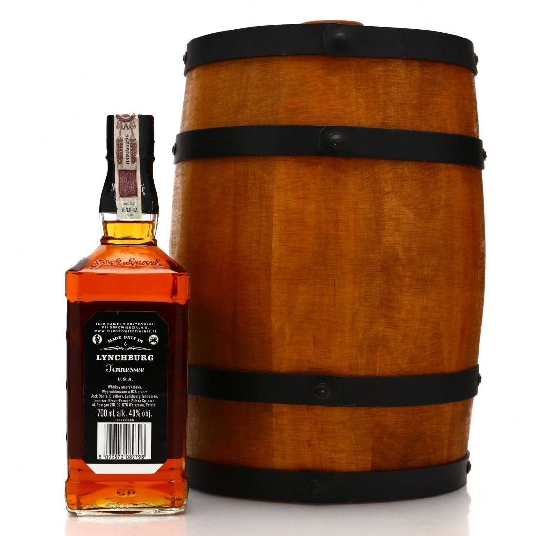 Jack Daniel's Old No.7 Brand 80 Proof 70cl / 150th Anniversary - with ...