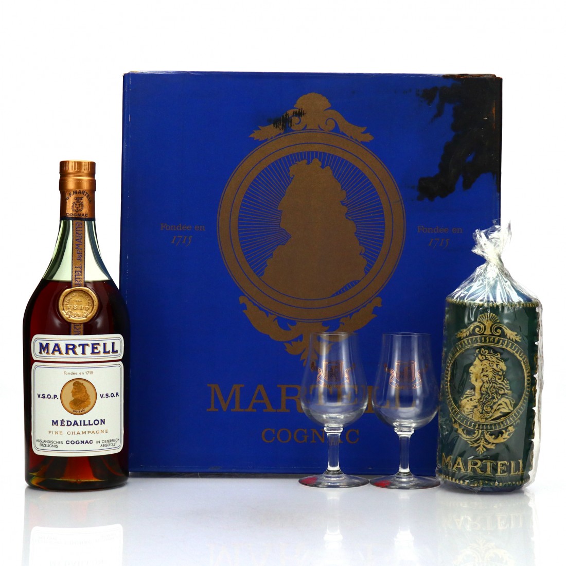 Martell Medaillon VSOP Cognac Gift Set 1970s | Whisky Auctioneer