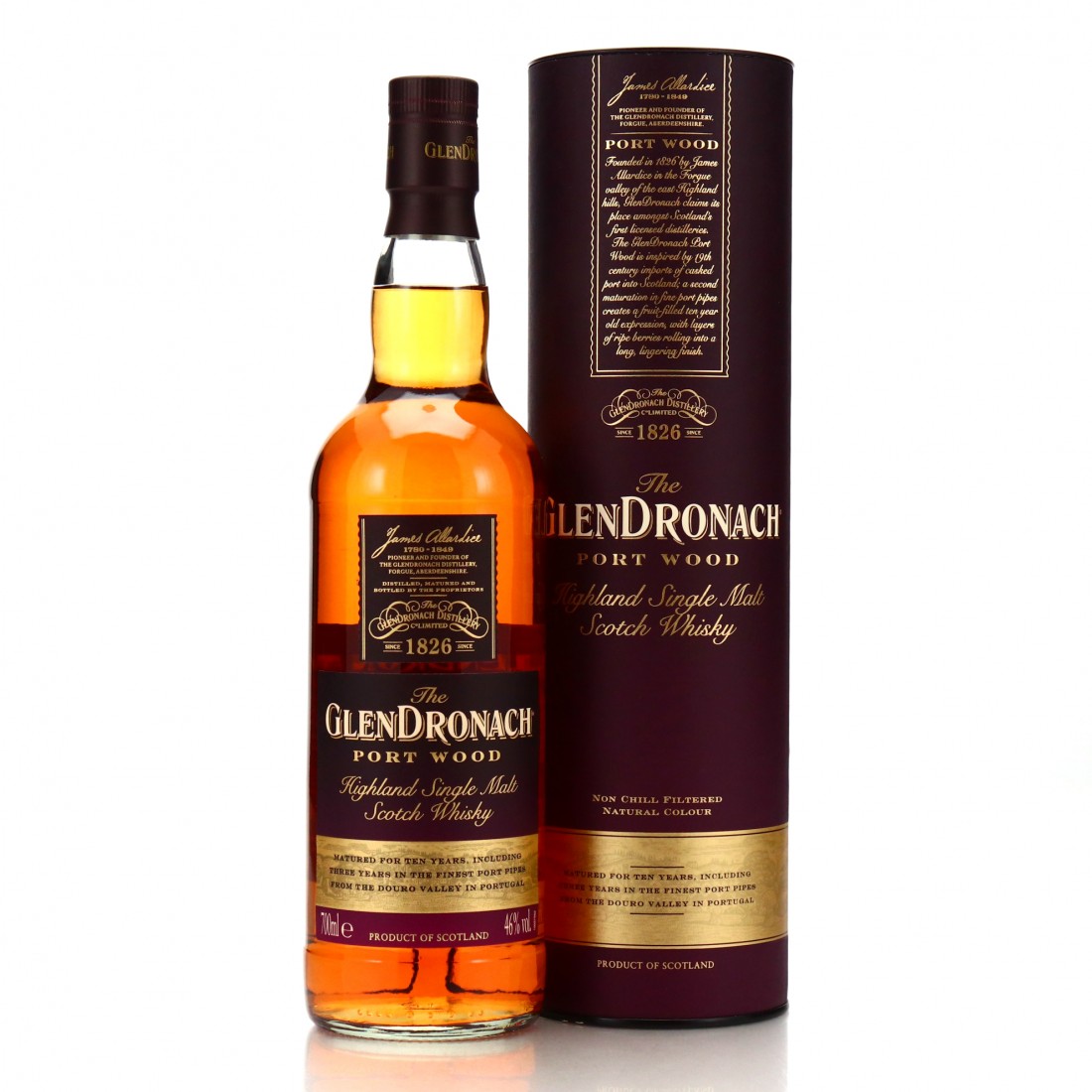 Glendronach Port Wood 10 Year Old | Whisky Auctioneer