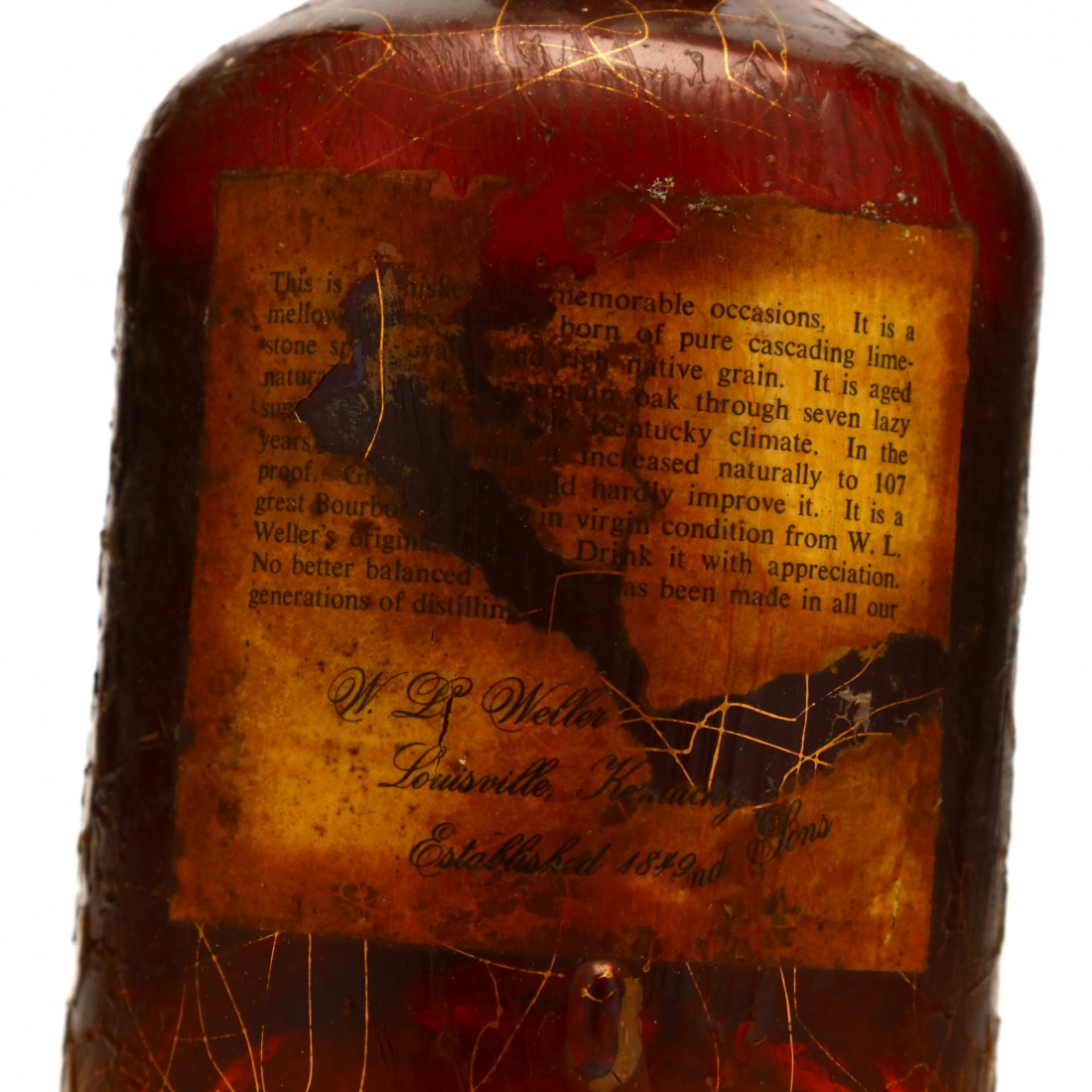 Old Weller Original 107 Proof 7 Year Old 1975 / Stitzel-Weller | Whisky ...