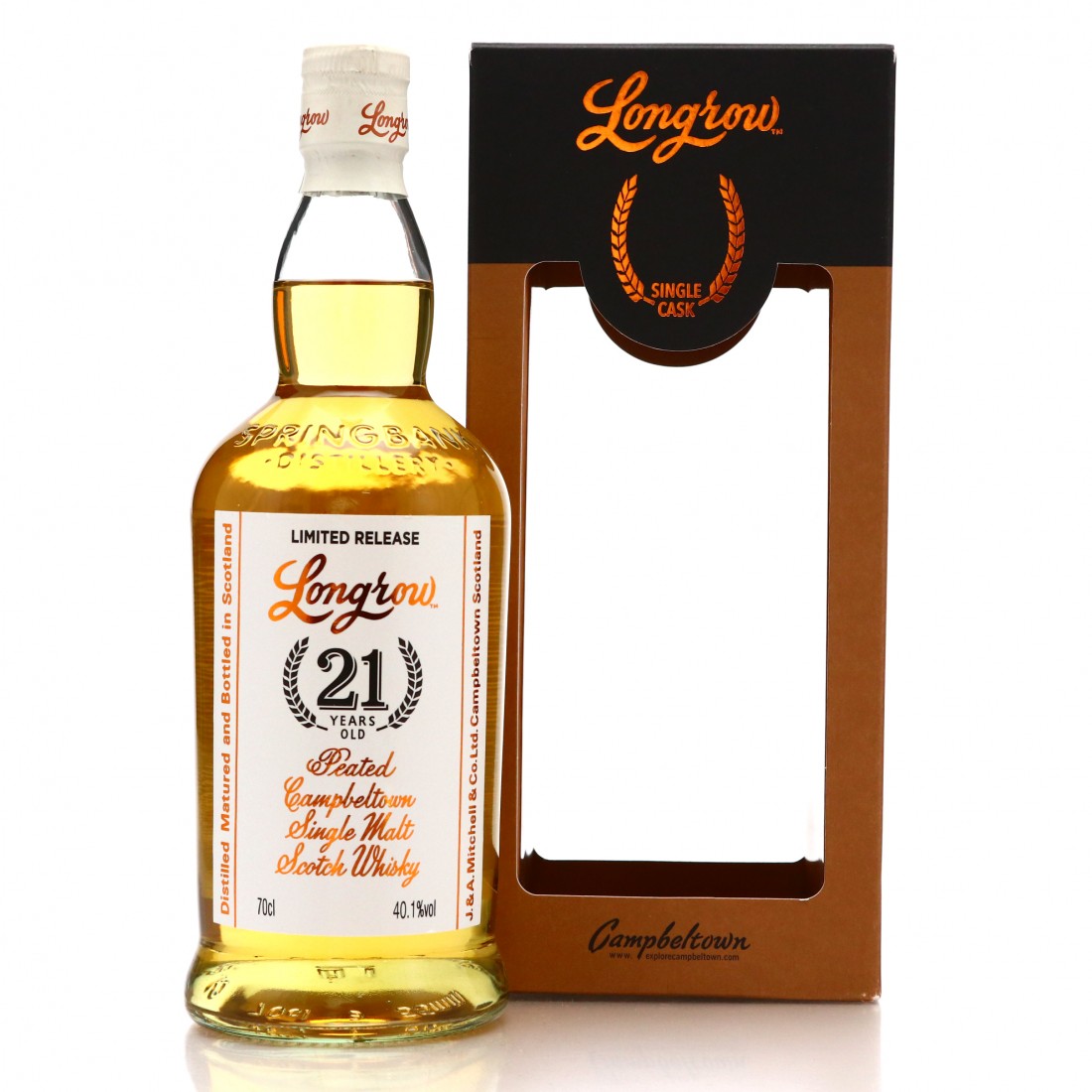 Longrow 21 Year Old Single Rum Cask / Societe Dugas - France | Whisky ...
