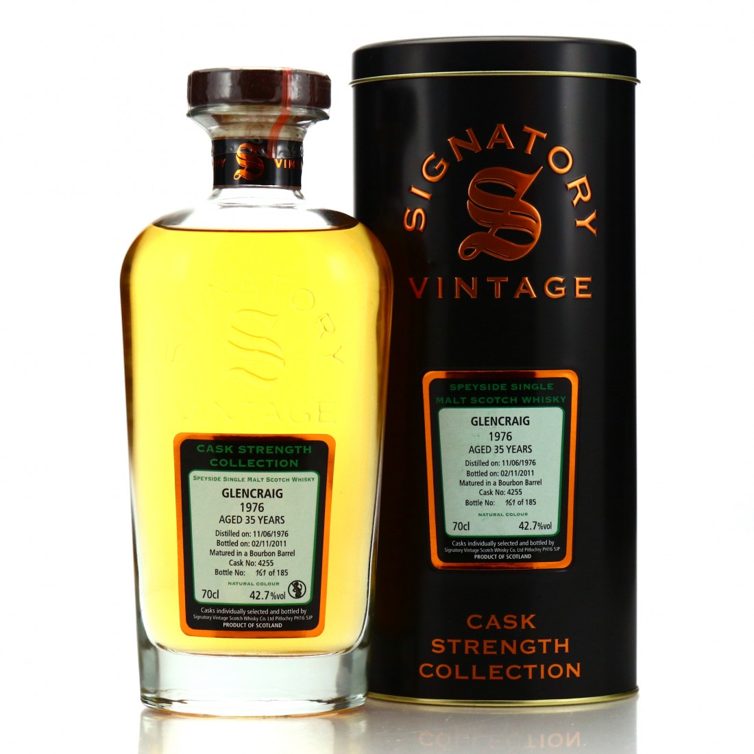 Glencraig 1976 Signatory Vintage 35 Year Old Cask Strength | Whisky ...