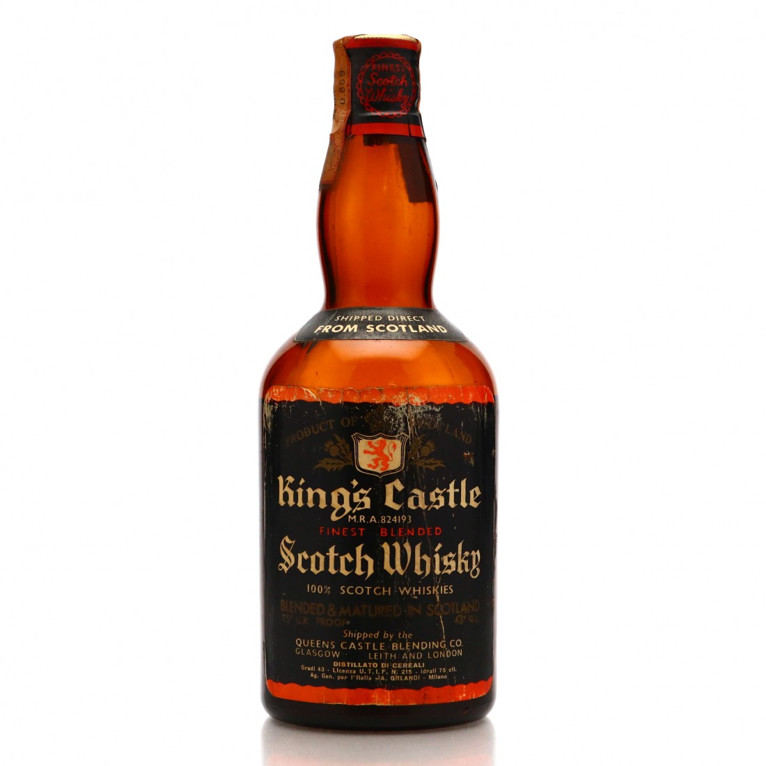 King's Castle Finest Scotch Whisky 1960s / Orlandi Import | Whisky ...
