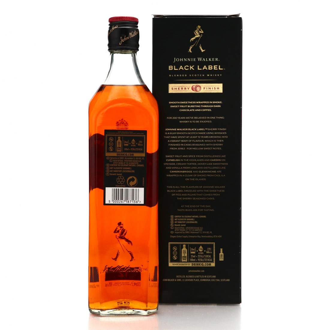 Johnnie Walker Black Label 12 Year Old Sherry Finish | Whisky Auctioneer