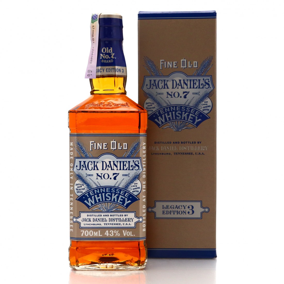Jack Daniel's Old No.7 Legacy Edition 3 70cl | Whisky Auctioneer