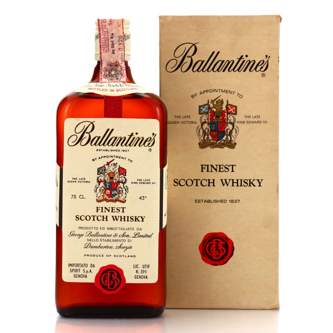 Ballantine's 12 Year Old Scotch Whisky 1980s | Whisky Auctioneer