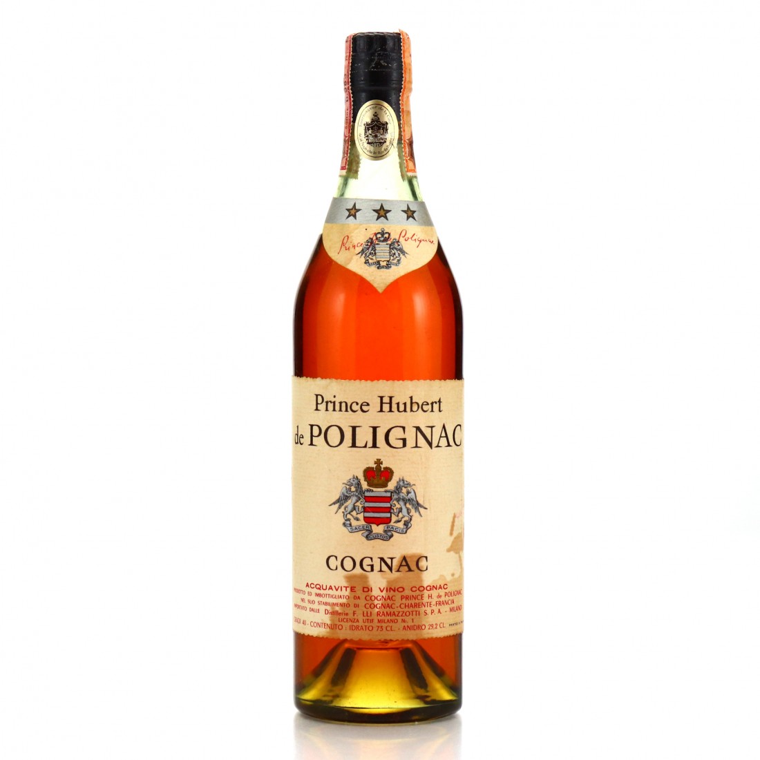 Prince Hubert de Polignac Three Star Cognac | Whisky Auctioneer