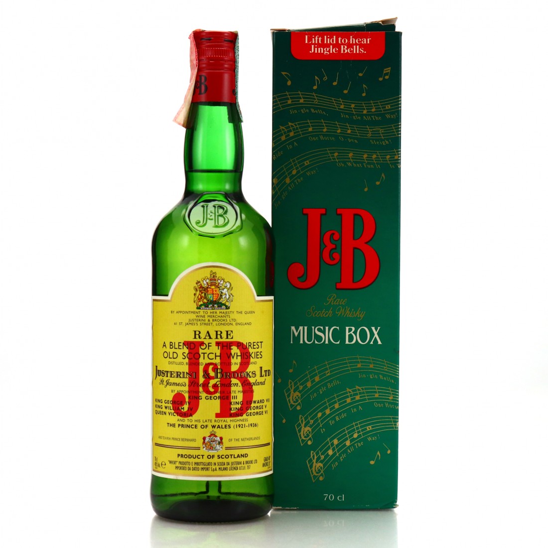 J&B Rare Scotch Whisky Special Music Box Edition | Whisky Auctioneer