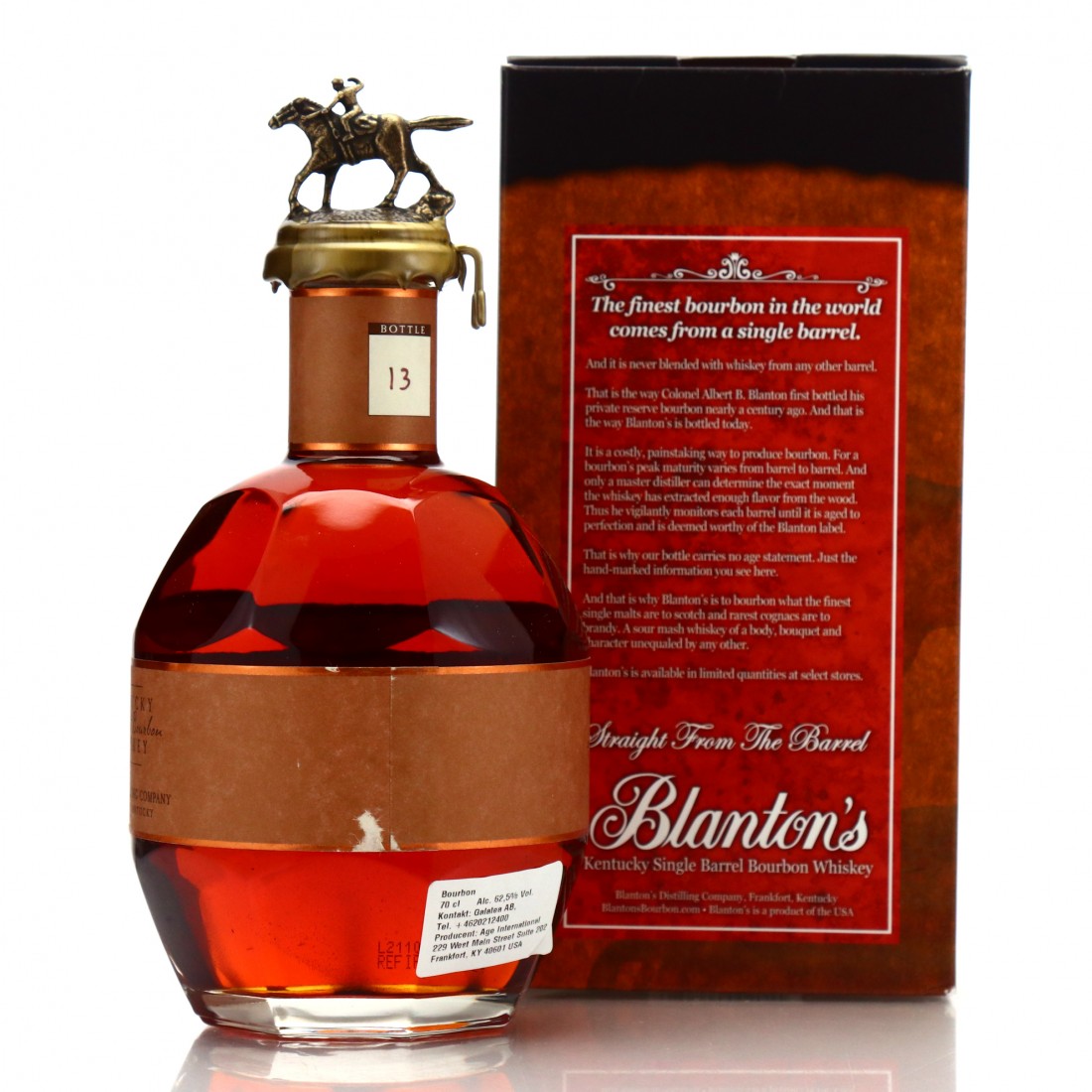 Blanton's Straight from the Barrel dumped 2021 70cl | Whisky Auctioneer