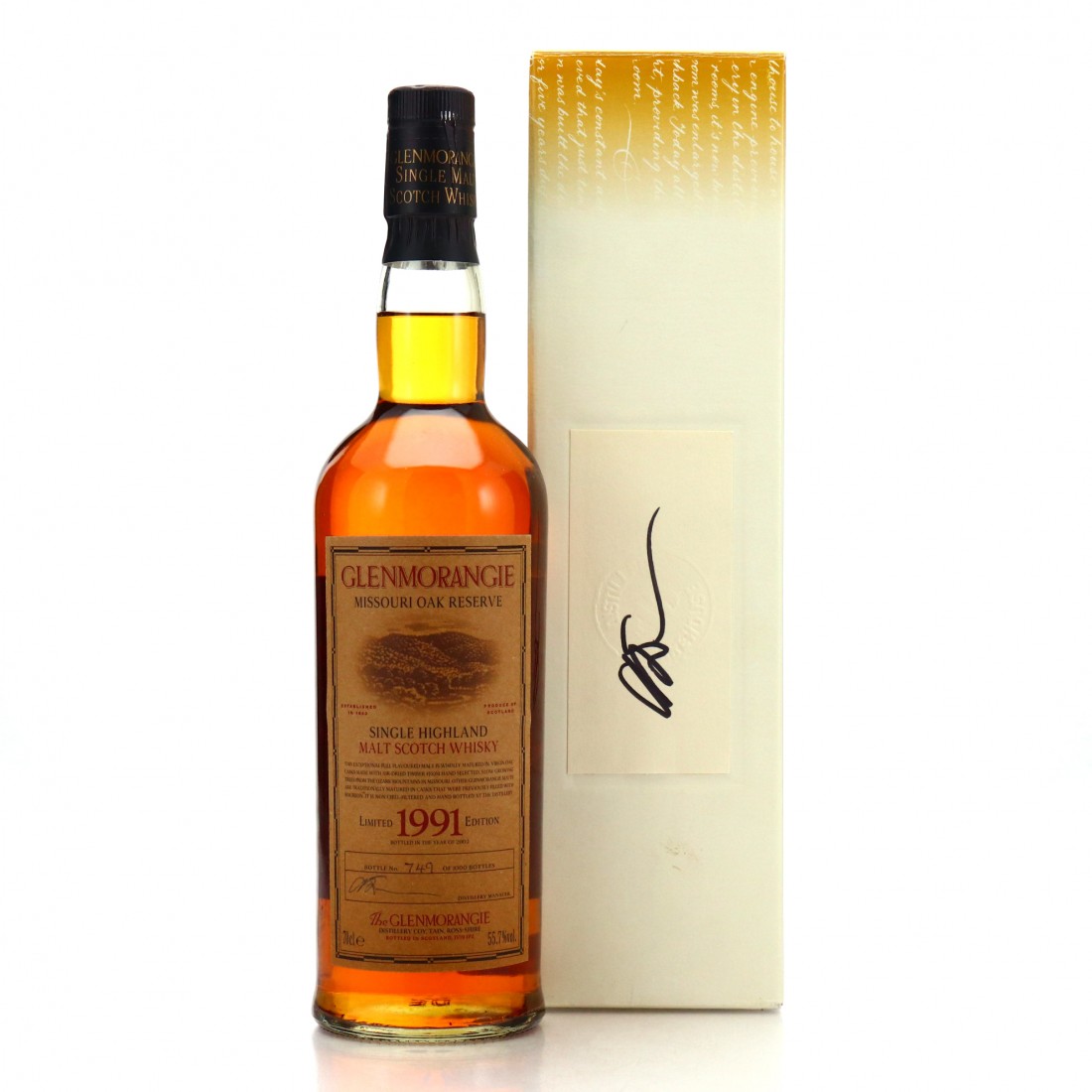 Glenmorangie 1991 Missouri Oak Reserve | Whisky Auctioneer