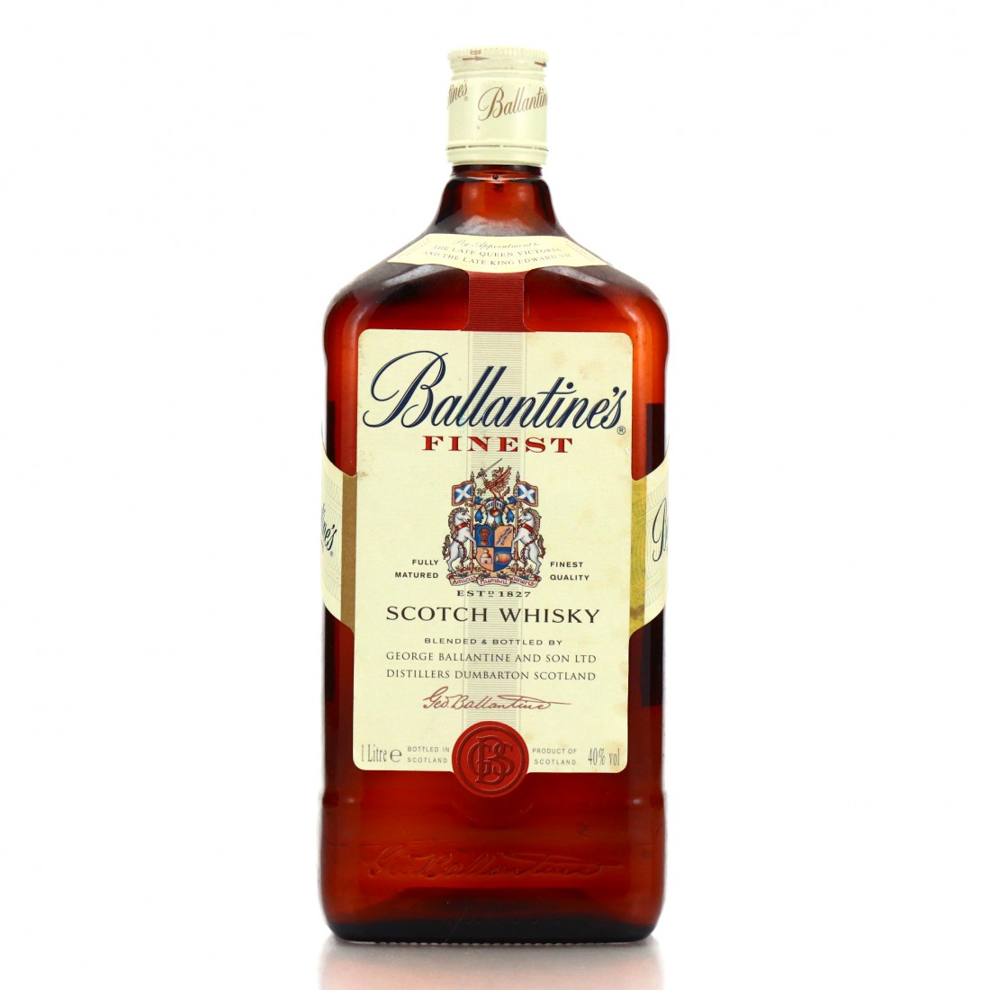 Ballantine's Finest Scotch Whisky 1 Litre 1990s | Whisky Auctioneer