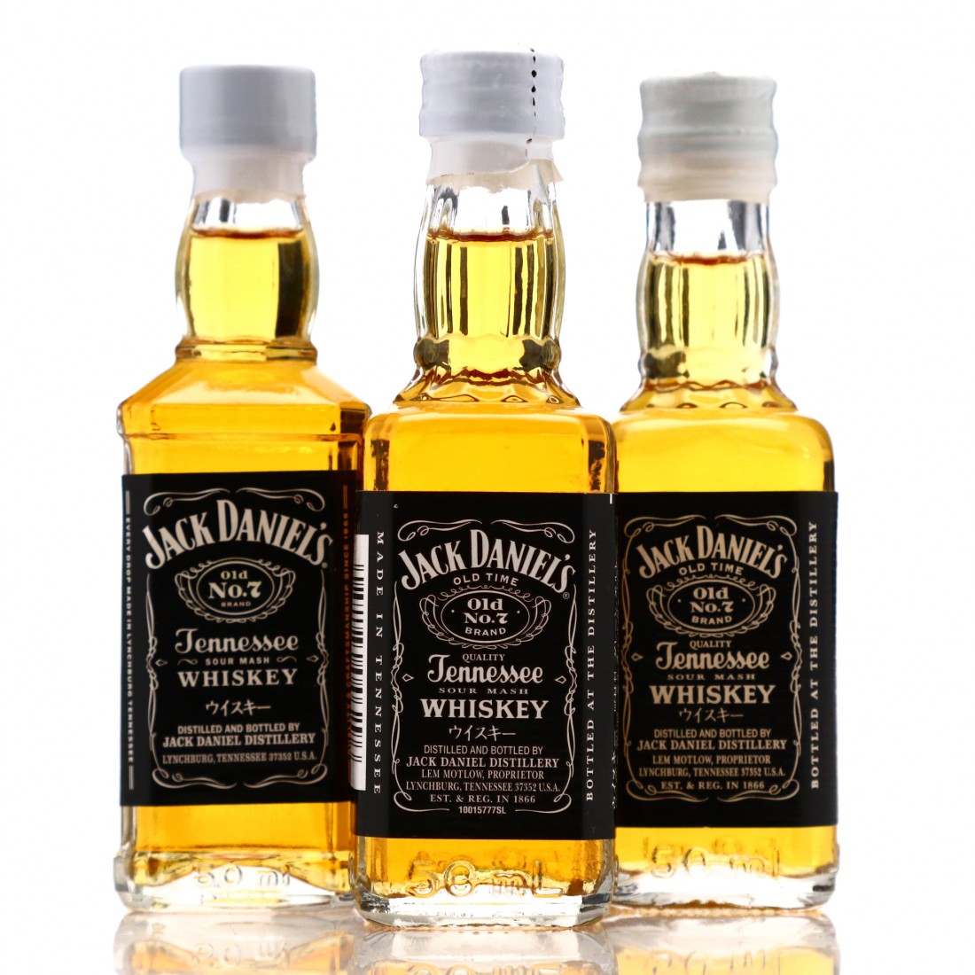 Jack Daniel's Old No.7 Miniature Gift Tin 3 x 5cl | Whisky Auctioneer