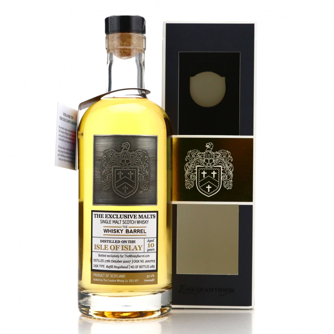 Islay Single Malt 2007 Exclusive Malts 10 Year Old / TWB | Whisky ...