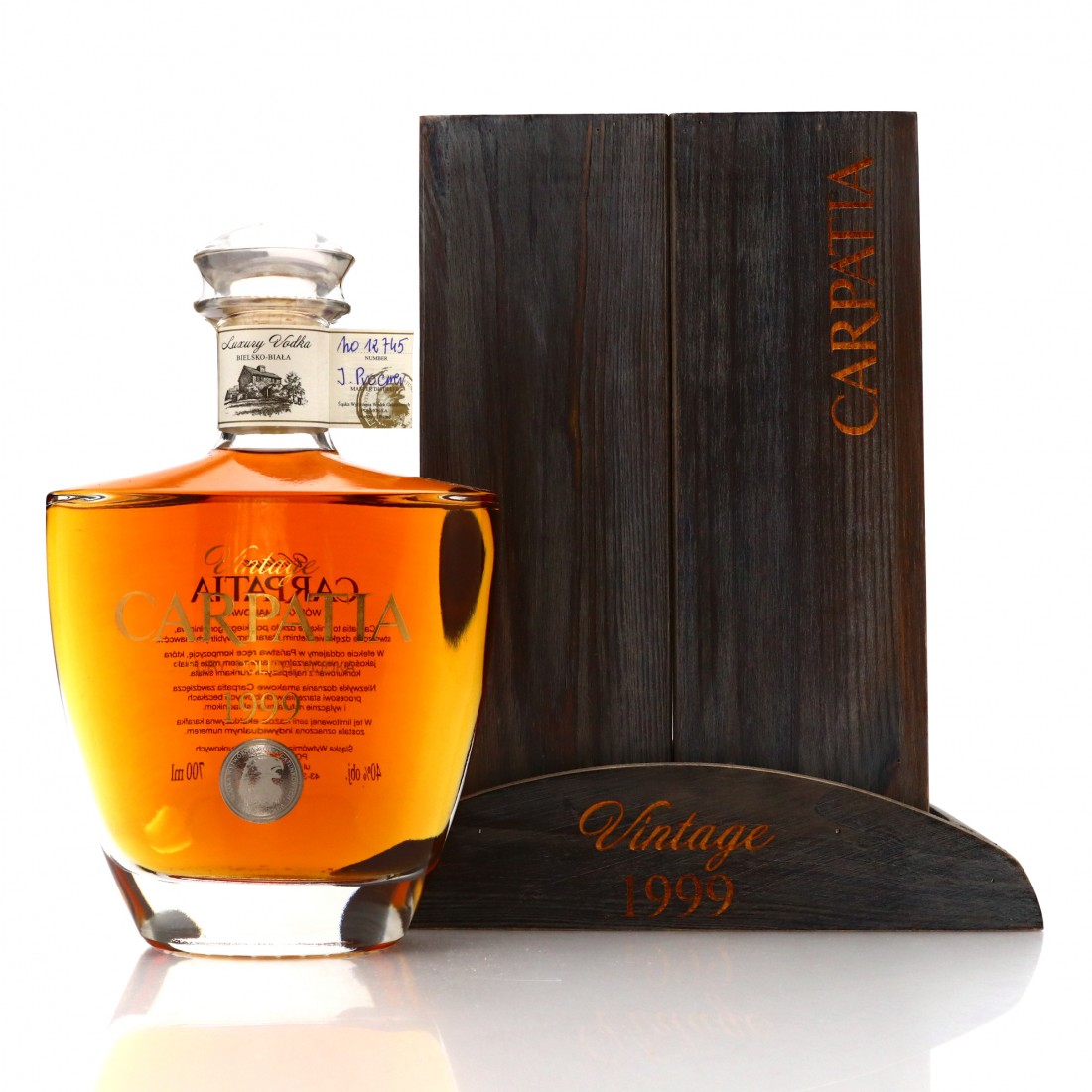 Carpatia 1999 Polish Vodka | Whisky Auctioneer