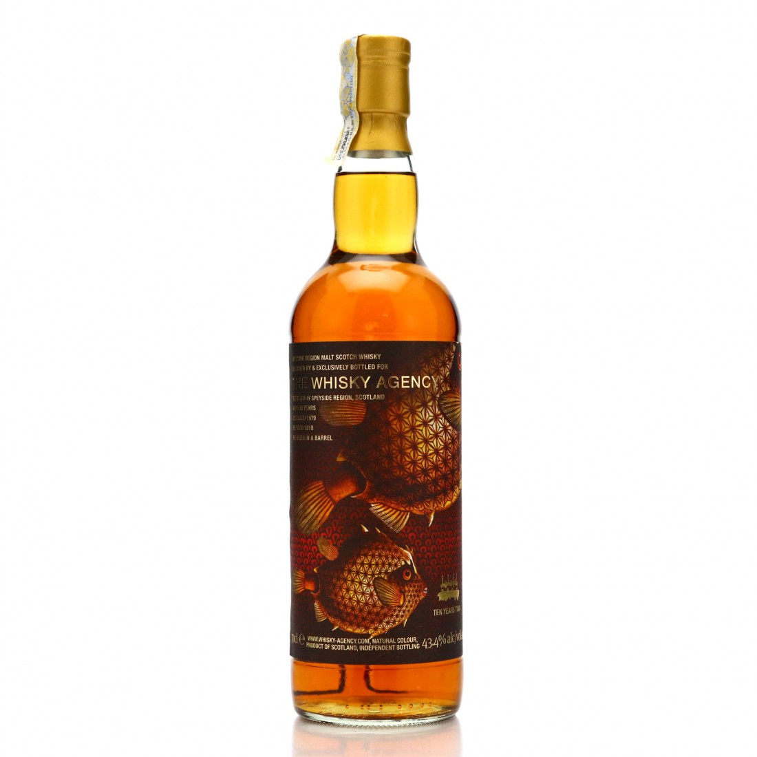 Speyside Single Malt 1979 Whisky Agency 38 Year Old 10th Anniversary