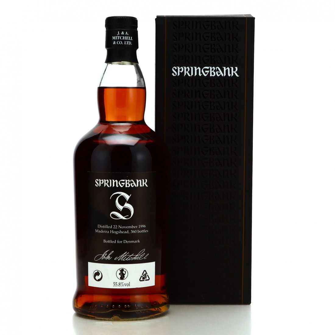 Springbank 1996 Cask Strength 14 Year Old / Denmark | Whisky Auctioneer