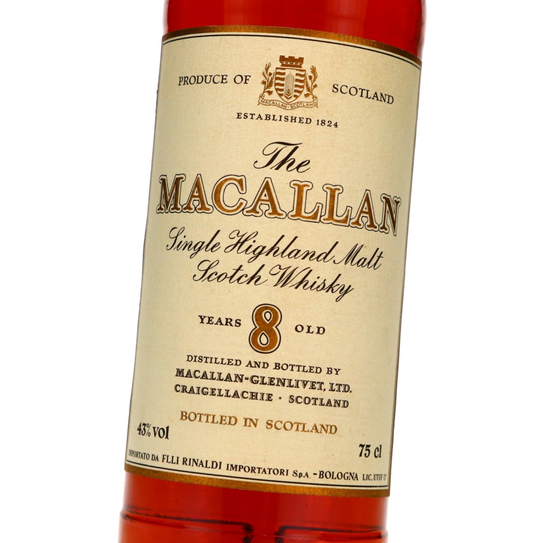 Macallan 8 Year Old early 1980s / Rinaldi Import | Whisky Auctioneer
