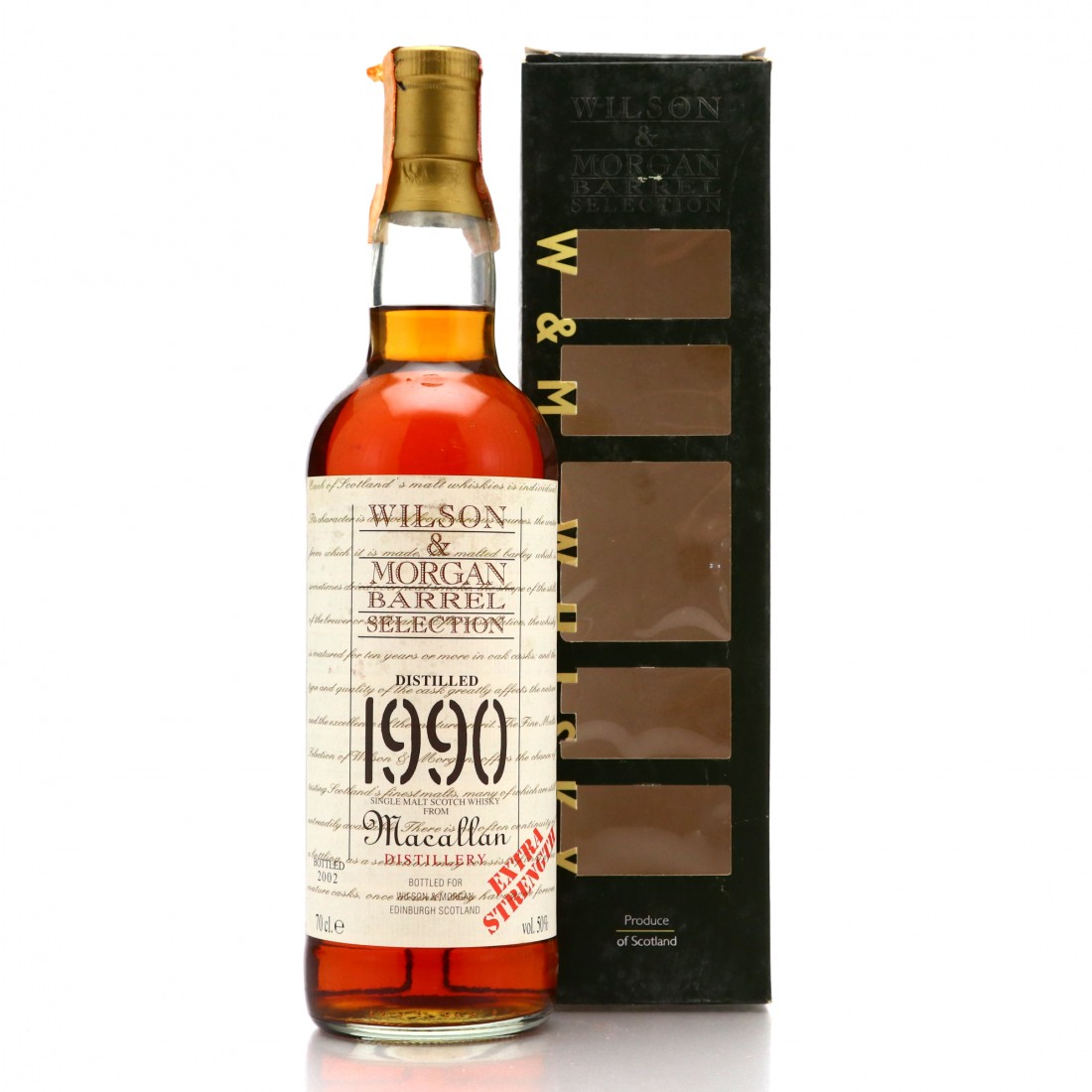 Macallan 1990 Wilson and Morgan Extra Strength | Whisky Auctioneer