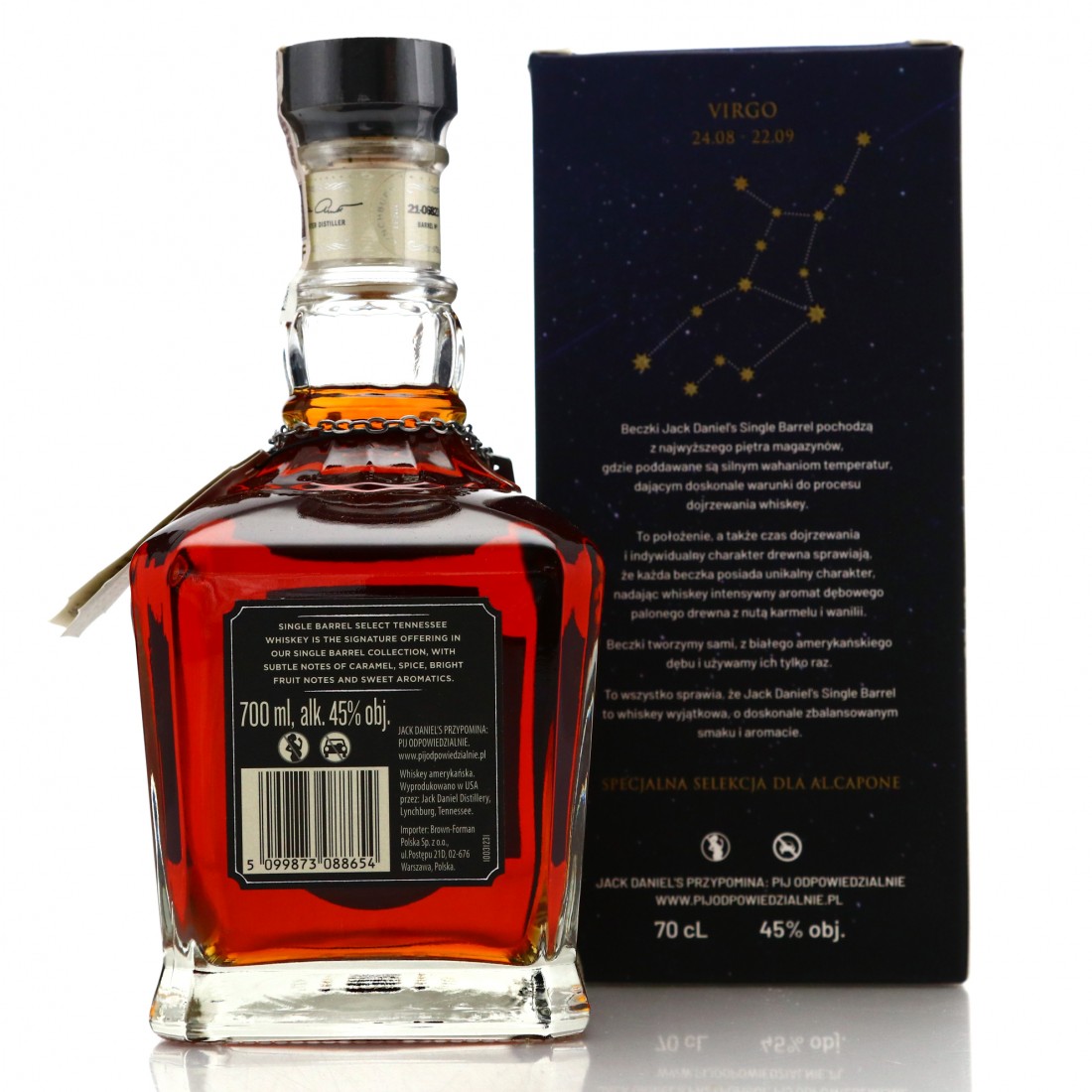 Jack Daniel's Single Barrel Select 2021 70cl / Al.Capone - Virgo ...