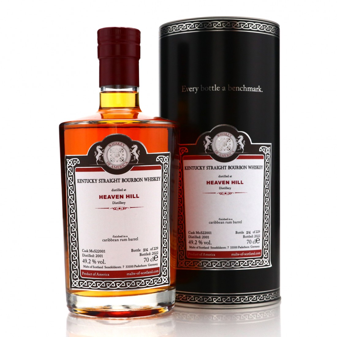 Heaven Hill 2001 Malts of Scotland Rum Cask Finish | Whisky Auctioneer