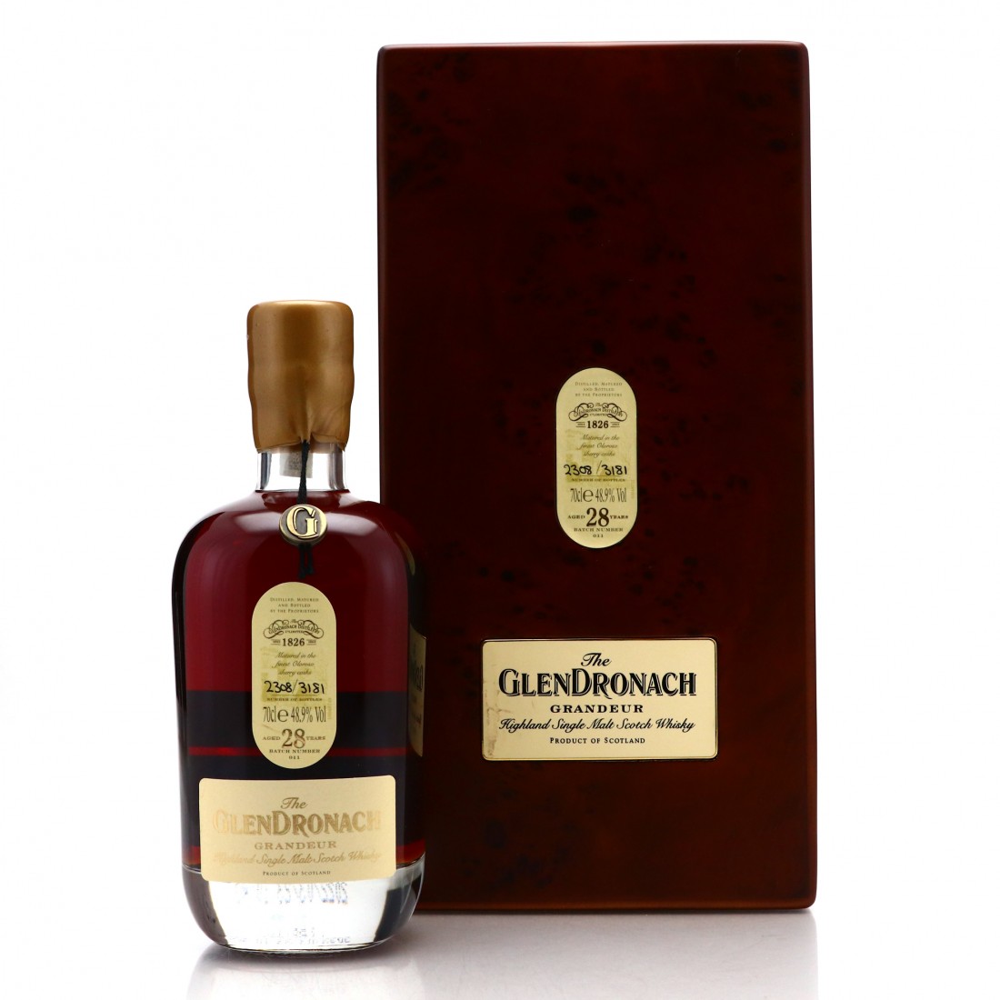 Glendronach Grandeur 28 Year Old Batch #011 | Whisky Auctioneer