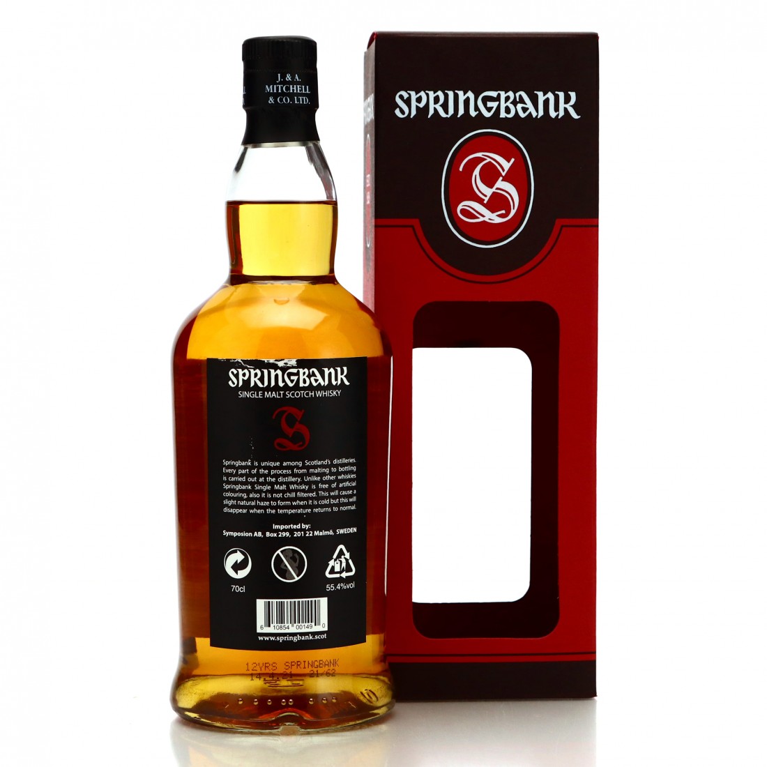Springbank 12 Year Old Cask Strength 2021 / 55.4% | Whisky Auctioneer