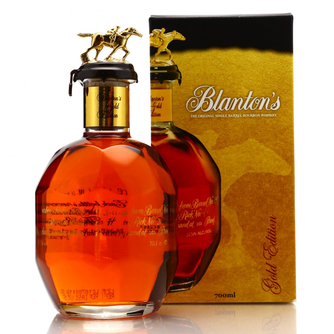 Blanton's Single Barrel Gold Edition dumped 2021 70cl | Whisky Auctioneer