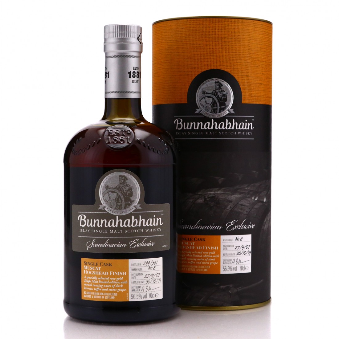 Bunnahabhain 2007 Single Muscat Cask Finish / Scandinavia | Whisky ...