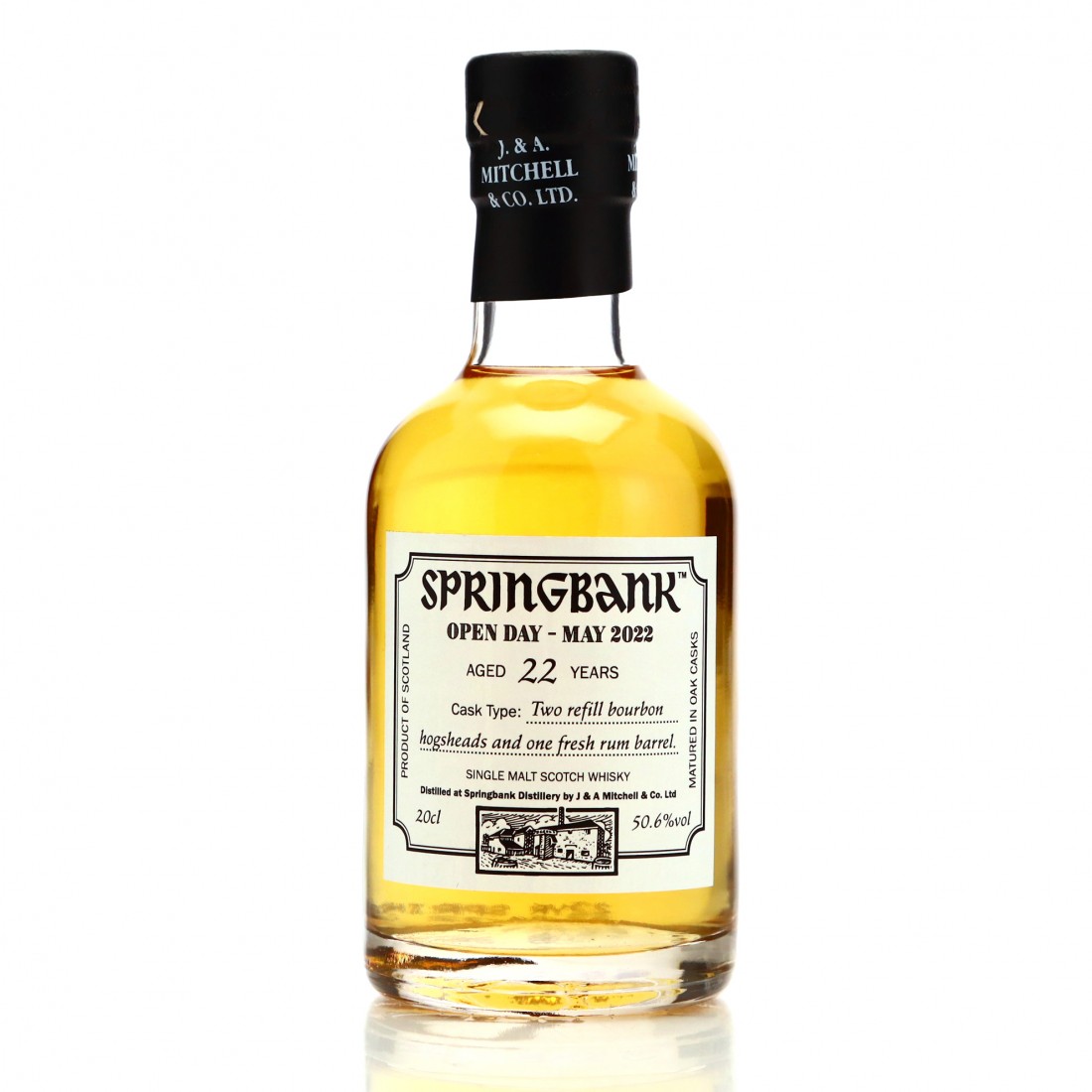 Springbank 22 Year Old Bourbon & Rum Casks 20cl / Campbeltown Malts ...