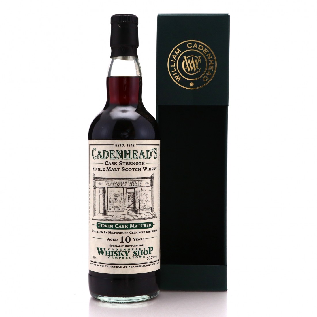 Miltonduff 10 Year Old Cadenhead's Firkin Cask / Campbeltown Shop ...