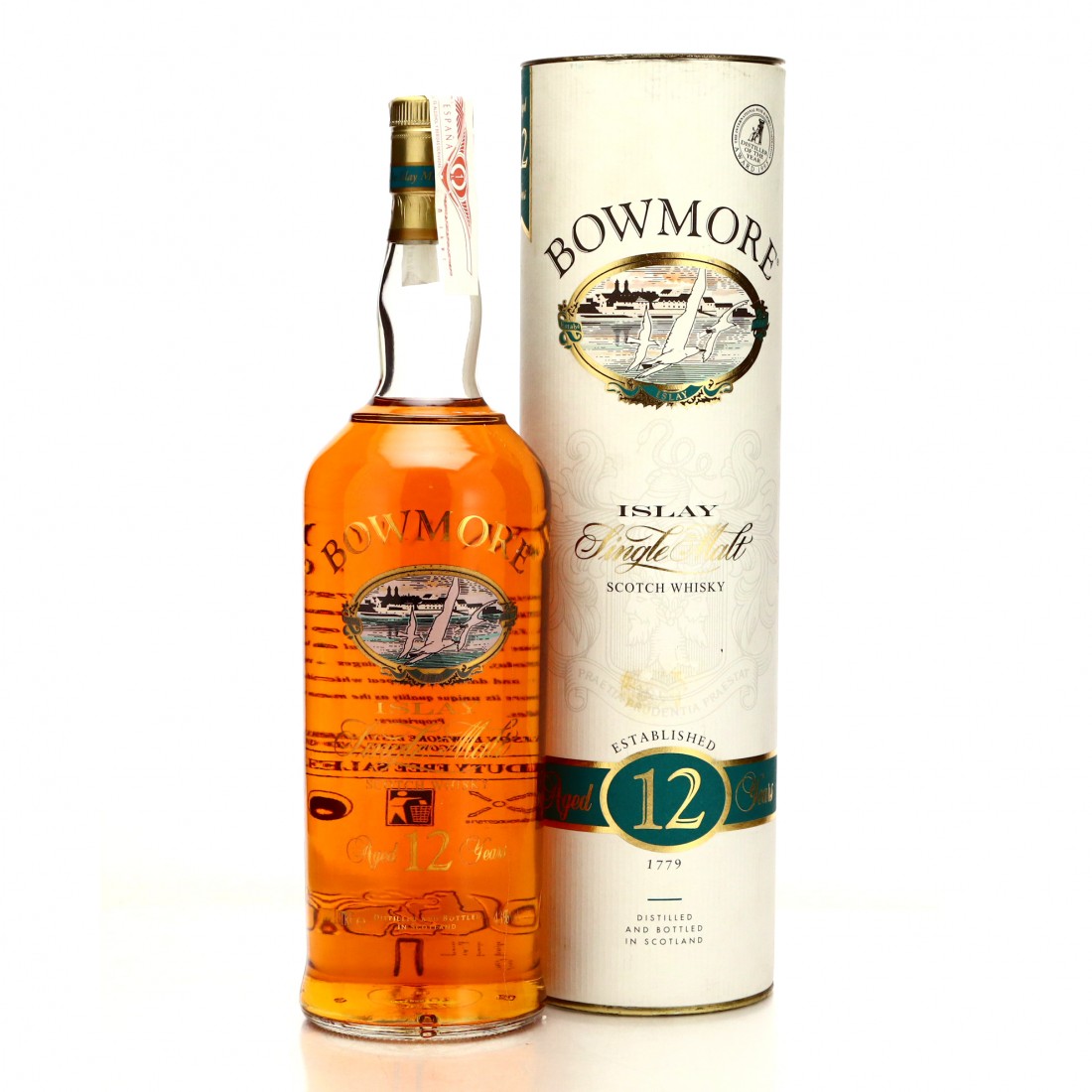 Bowmore 12 Year Old Screen Print 1 Litre 1990s | Whisky Auctioneer