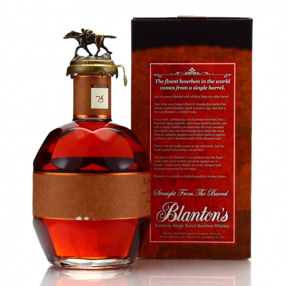 Blanton's Straight from the Barrel dumped 2021 70cl | Whisky Auctioneer