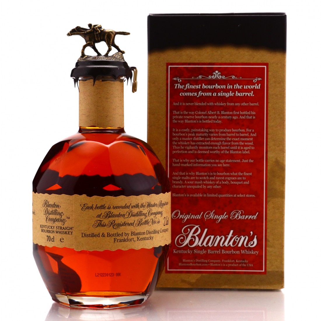 Blanton's Single Barrel dumped 2021 70cl | Whisky Auctioneer
