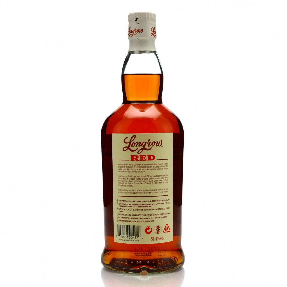 Longrow Red 15 Year Old Pinot Noir | Whisky Auctioneer