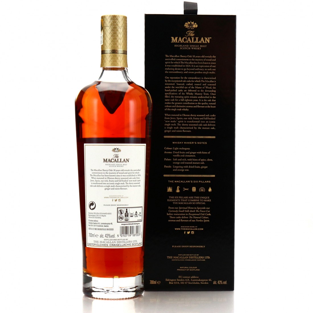 Macallan 18 Year Old Sherry Oak 2021 Release | Whisky Auctioneer