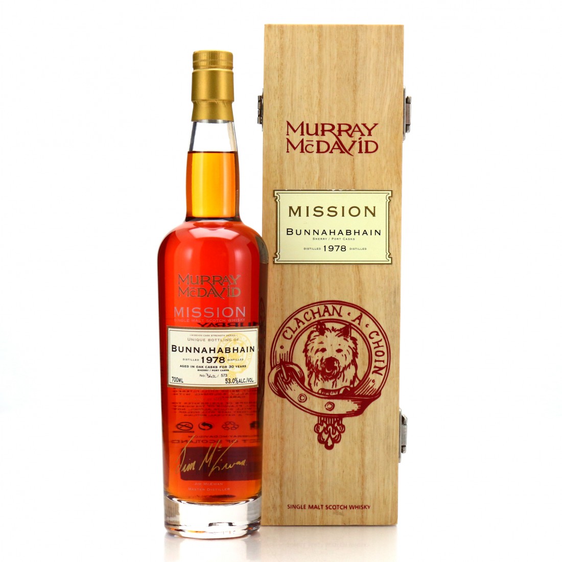 Bunnahabhain 1978 Murray McDavid 30 Year Old Mission | Whisky Auctioneer