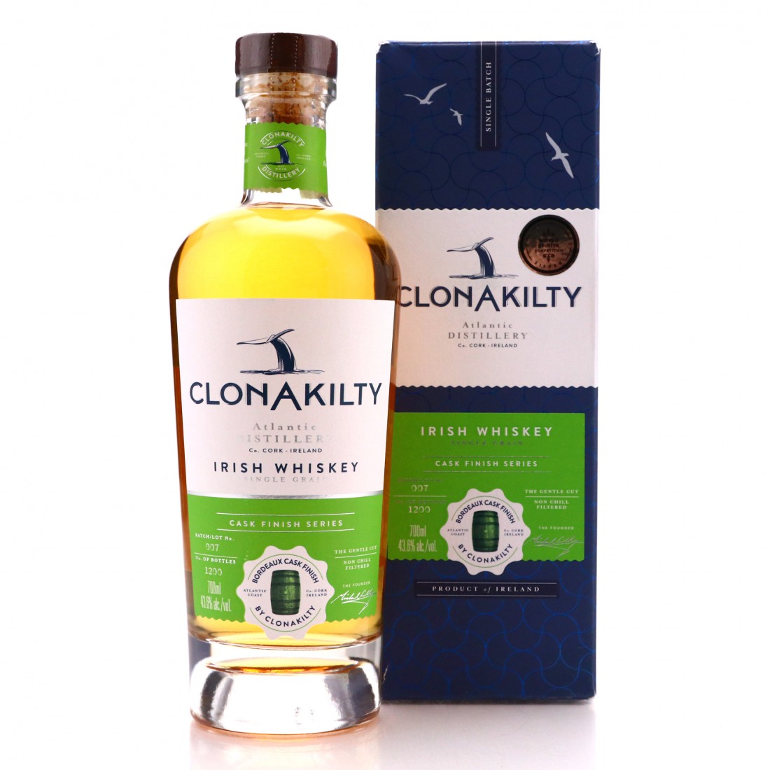 Clonakilty Bordeaux Cask Finish Single Grain Batch #1 | Whisky Auctioneer