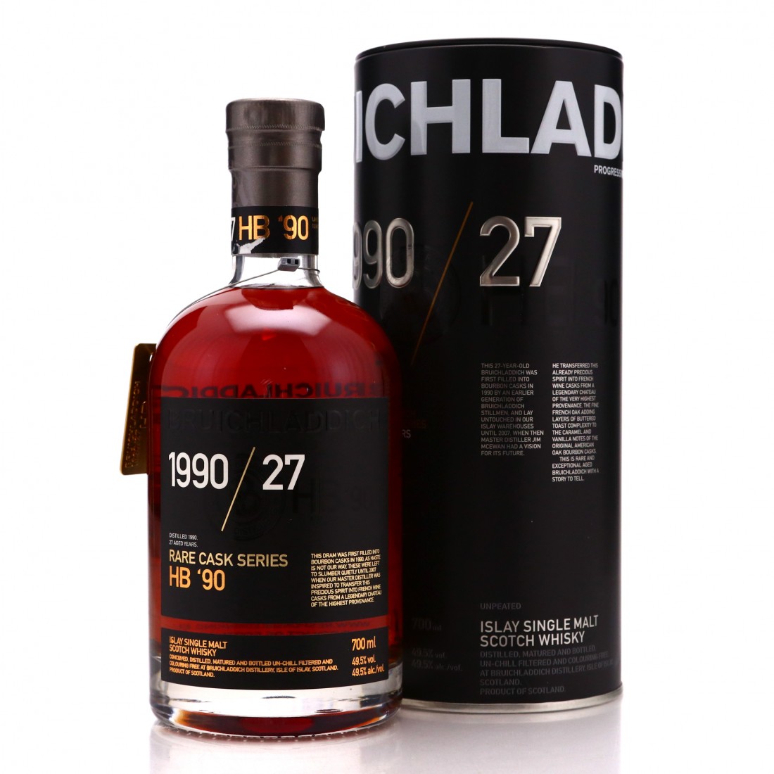 Bruichladdich 1990 Rare Cask Series 27 Year Old / HB '90 | Whisky ...