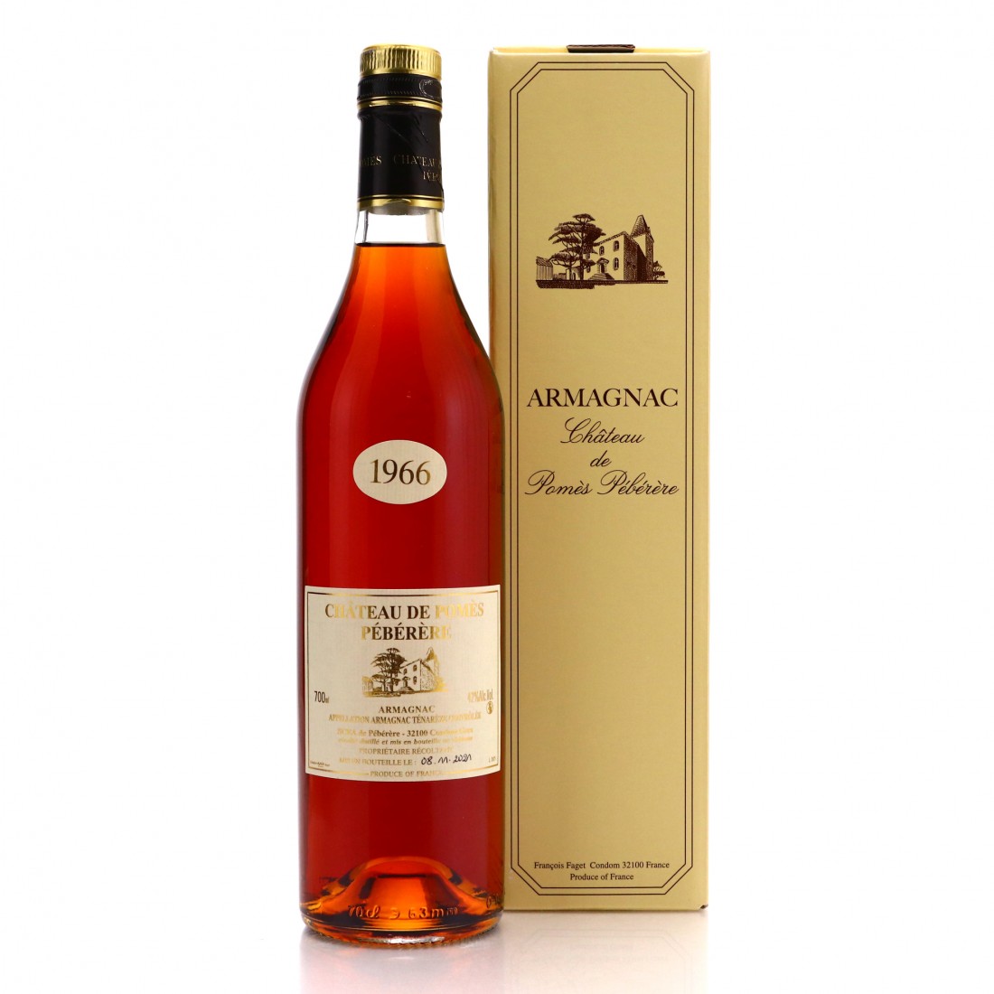 Chateau De Pomes Peberere 1966 Armagnac | Whisky Auctioneer Chateau De Pomes Peberere 1966 Armagnac | Whisky Auctioneer