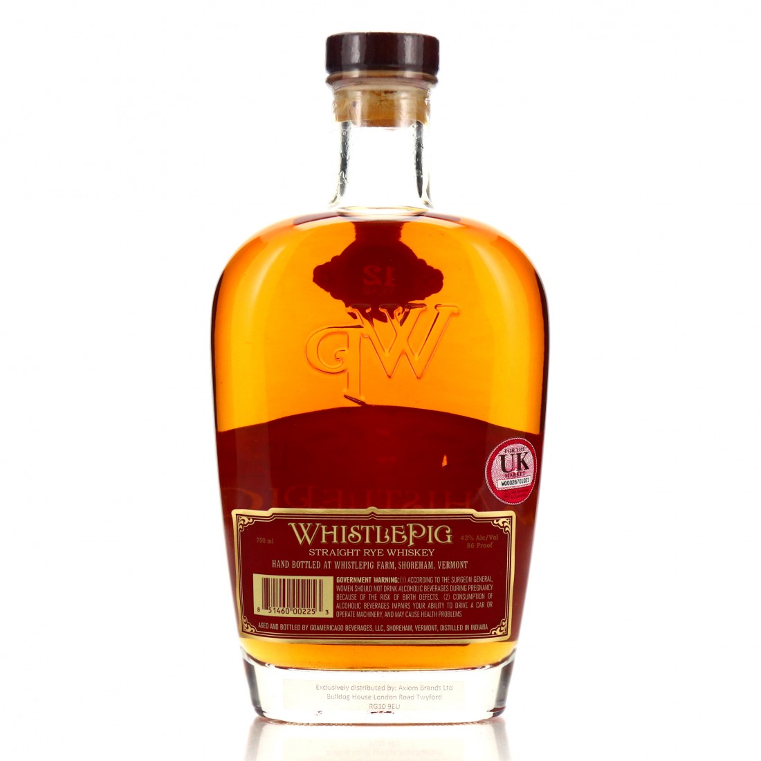 Whistlepig 12 Year Old Straight Rye Old World Cask Finish | Whisky ...