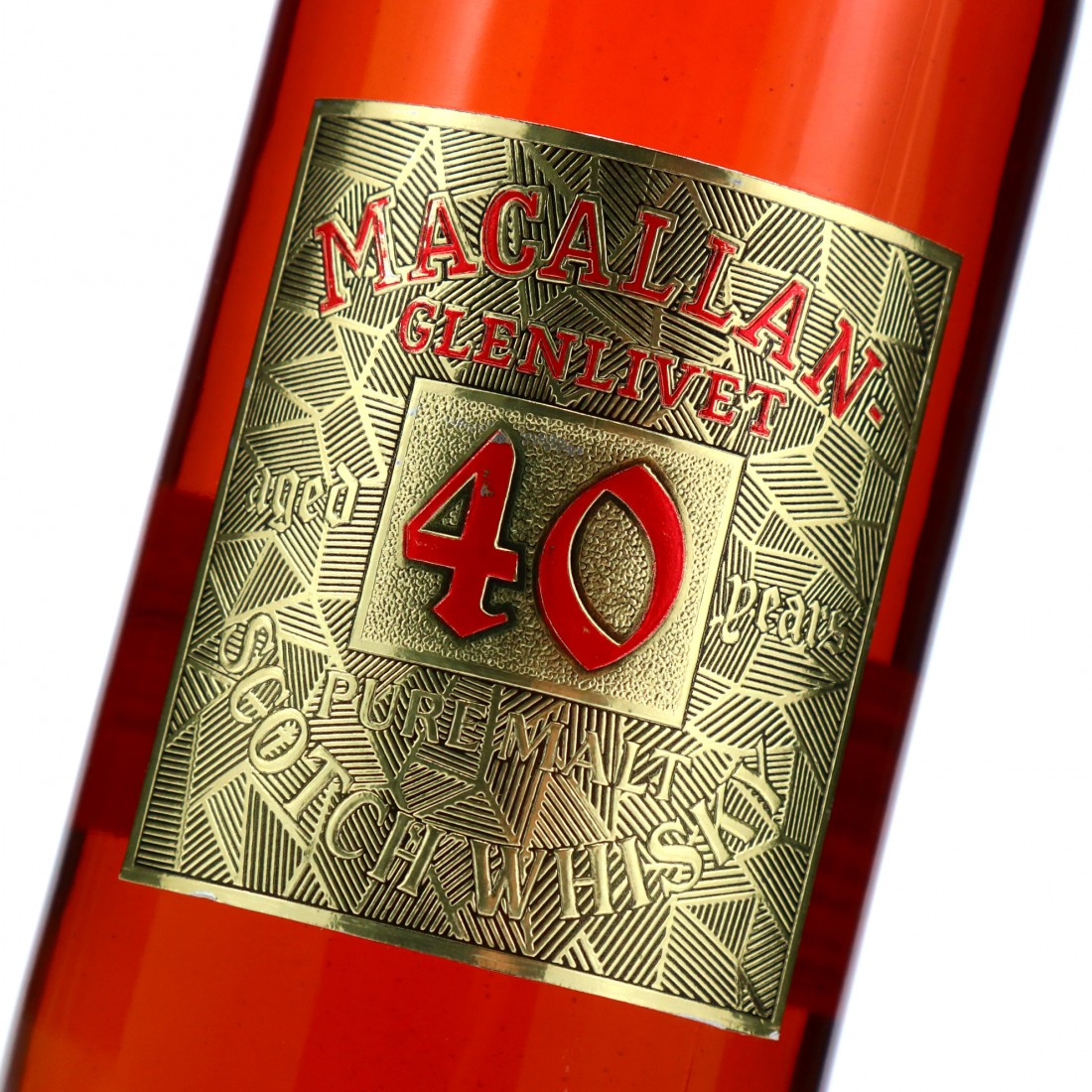 Macallan 40 Year Old Gordon and MacPhail 1970s / Co. Pinerolo Import ...